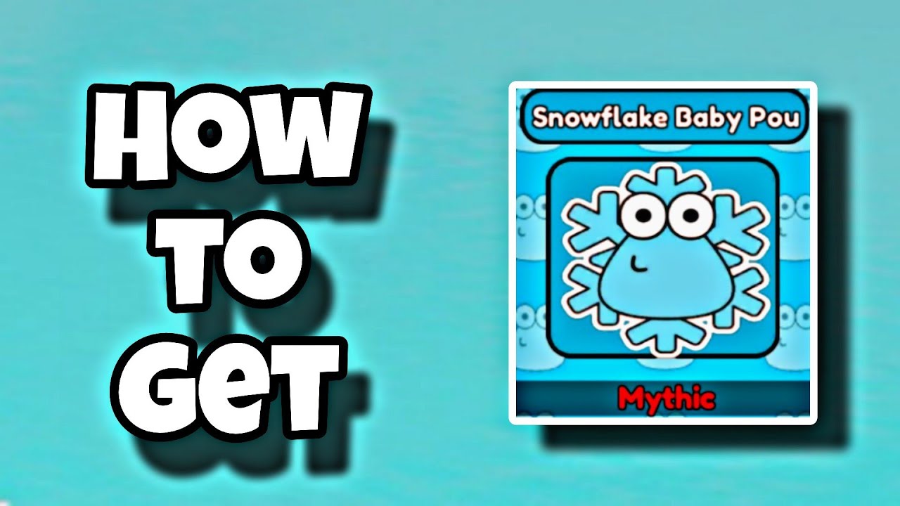 How to Get Snowflake Baby Pou in Find the Baby Pous Roblox | Snowflake ...