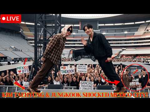 BREAKING NEWS! Kim Taehyung & Jungkook Turn BTS Mexico Soundcheck Day 2 Into Emotional Chaos !