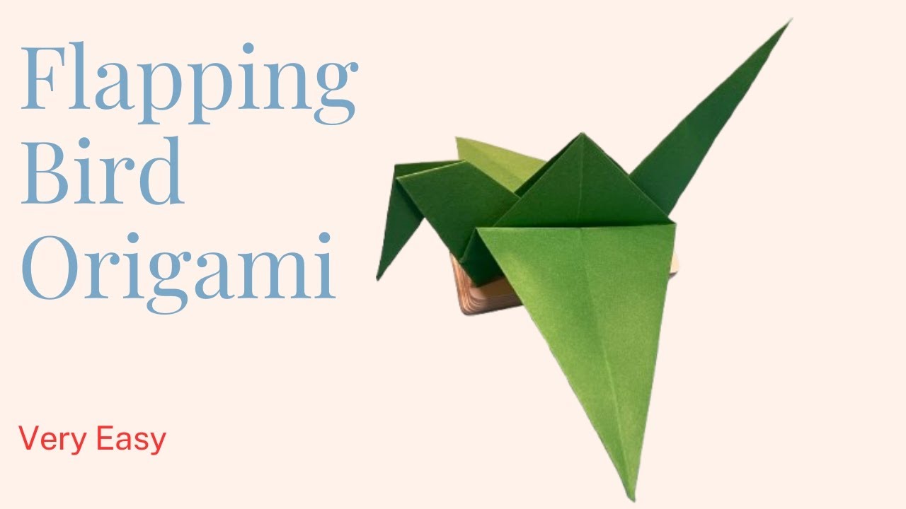 How to make paper flapping bird | Flapping bird origami | #diy #craft ...