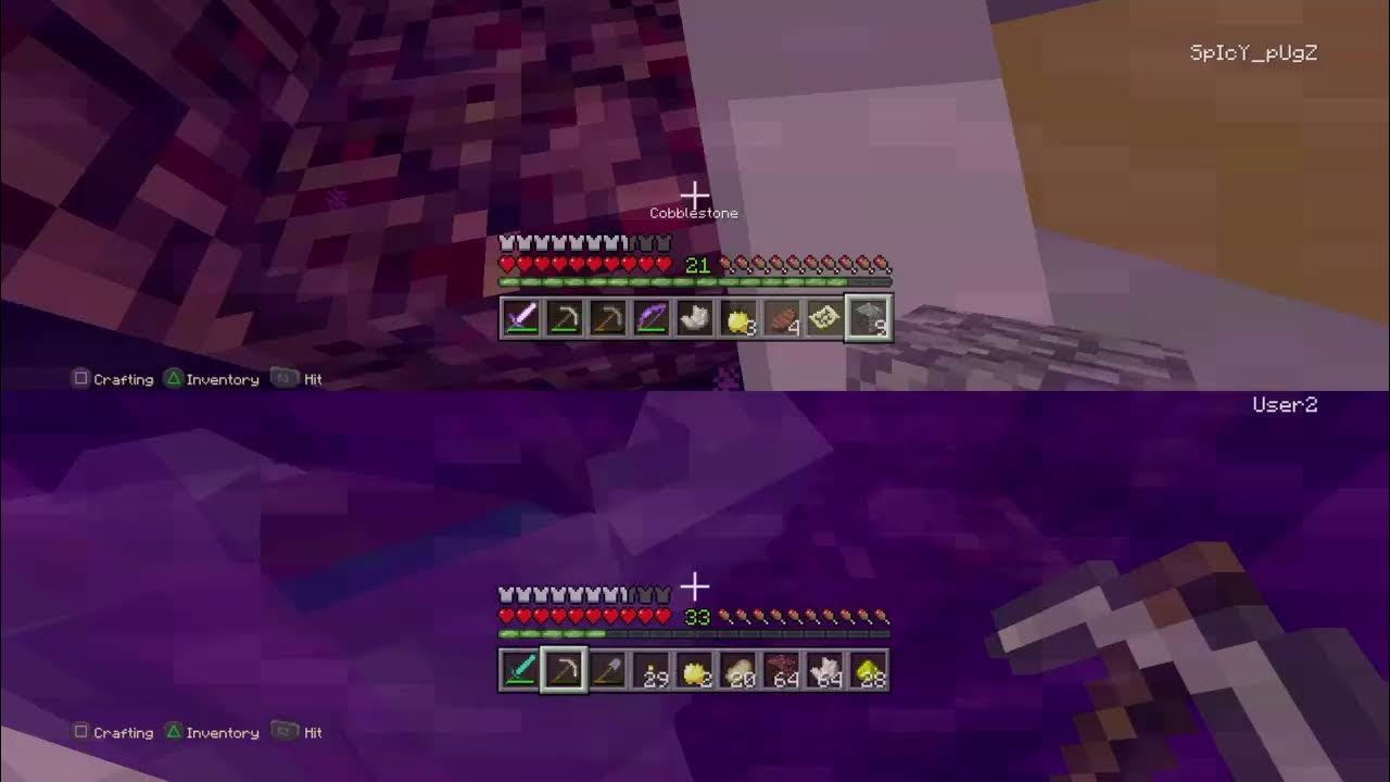 Minecraft legacy part 2 splitscreen - YouTube