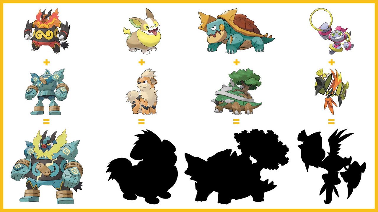 Pokemon Fusion Compilation #441 | Tapu Koko | Hoopa | Torterra ...