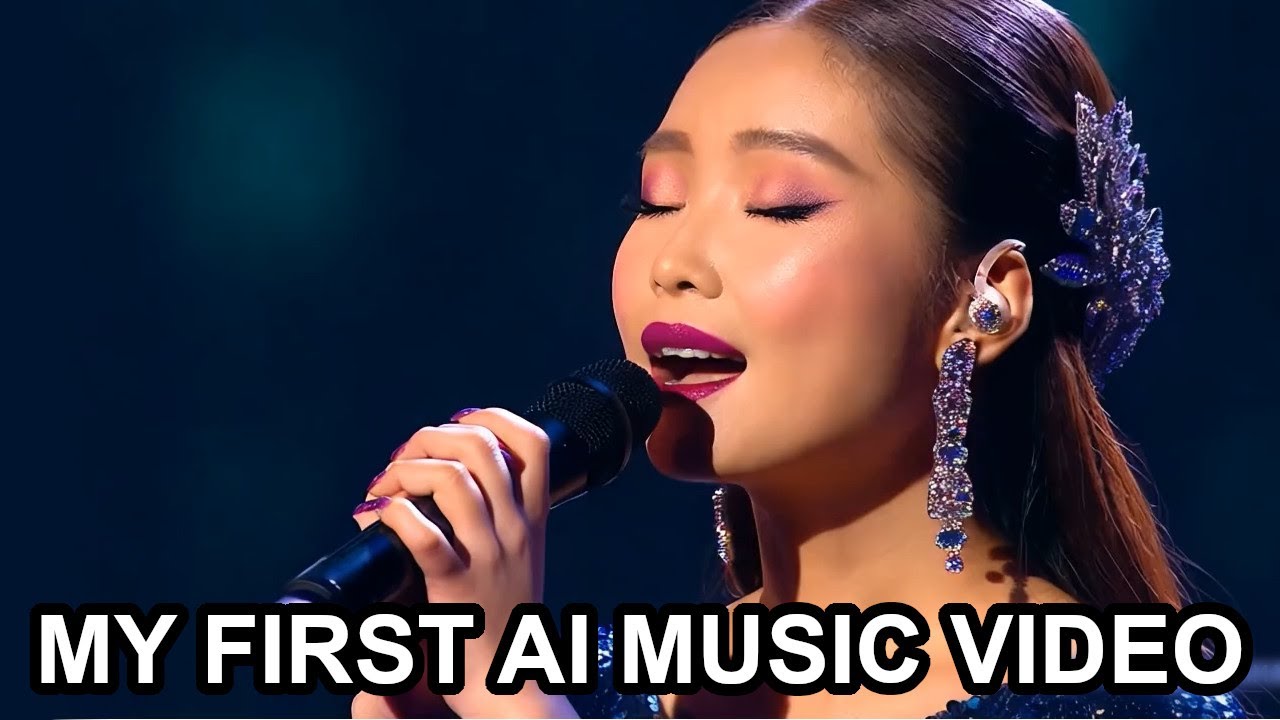 My first AI Music Video - 第一首 - YouTube
