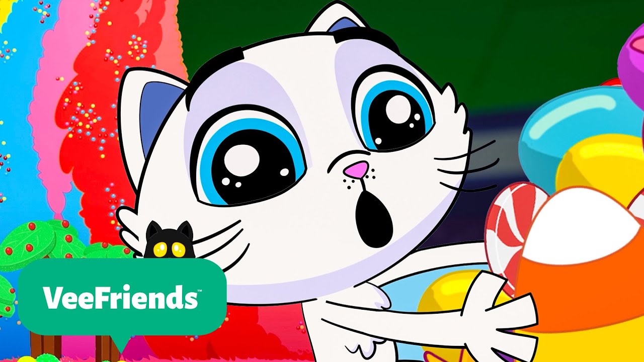 Cotton Candy Land! | Vee Friends 🐈‍⬛ | Funny Animal Cartoons For Kids ...