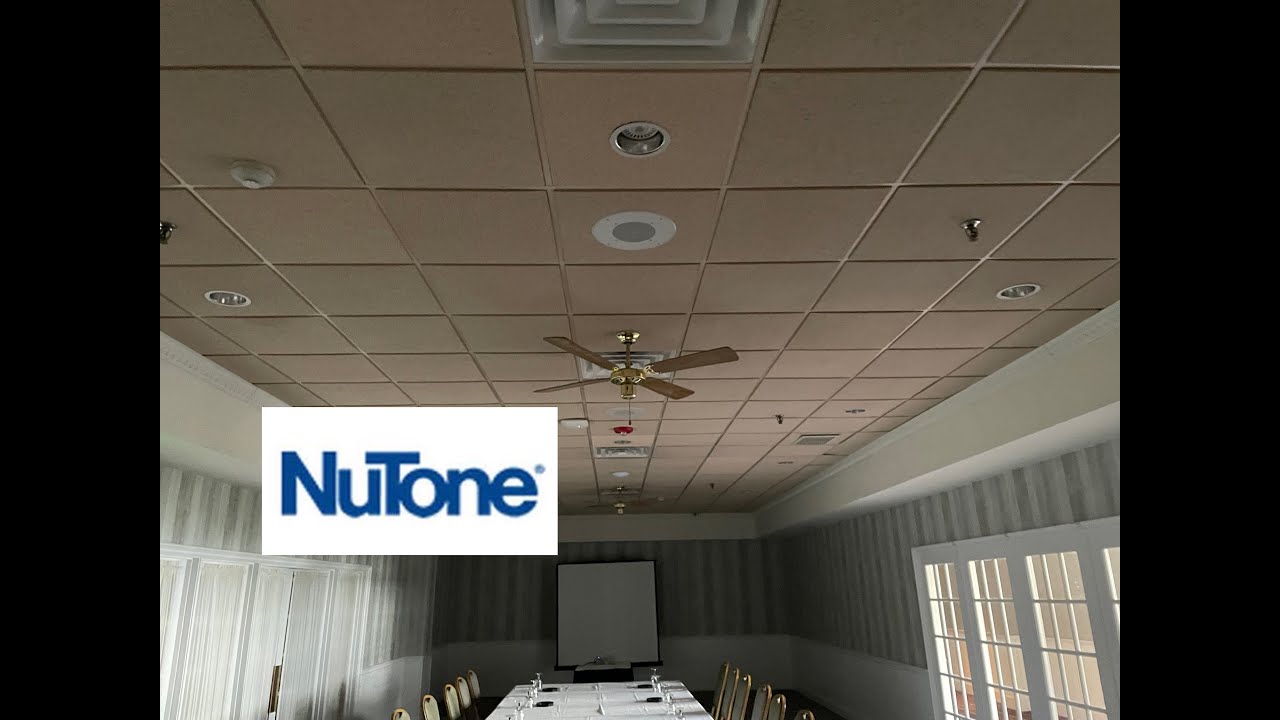 Better Video, NuTone Slimline II Ceiling Fans - YouTube
