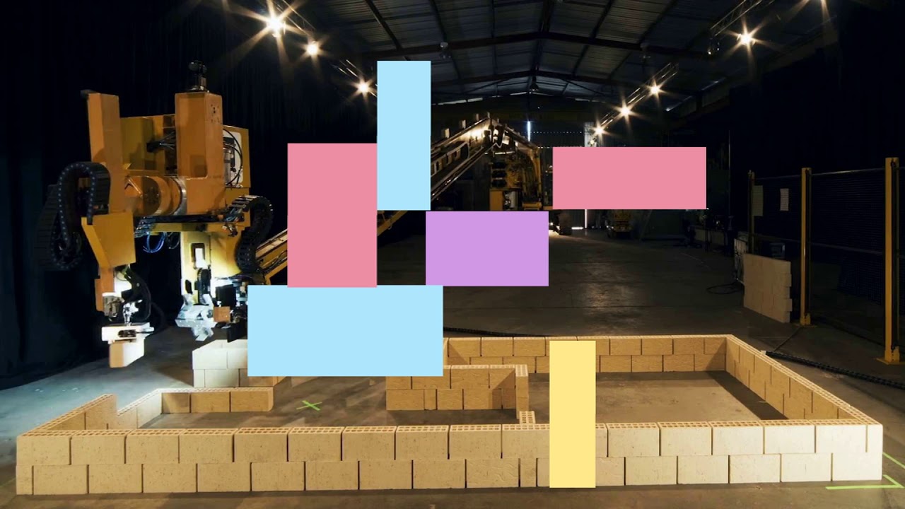 High-precision bricks for the robotic brick laying - YouTube