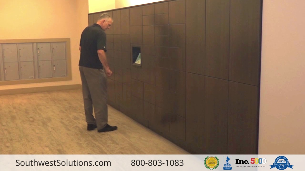 Keyless Electronic Parcel Lockers | 24/7 Drop-Off & Pick-Up | SSG - YouTube
