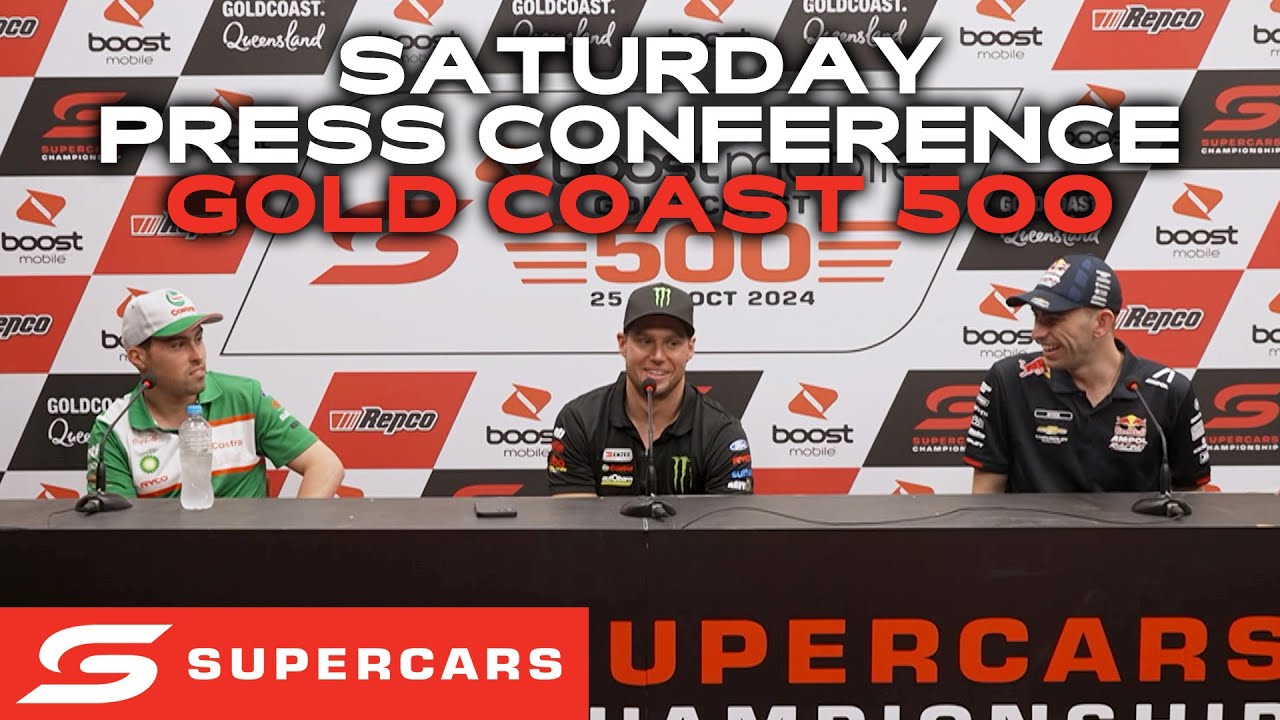 Saturday Press Conference - Boost Mobile Gold Coast 500 | 2024 Repco Supercars Championship ...