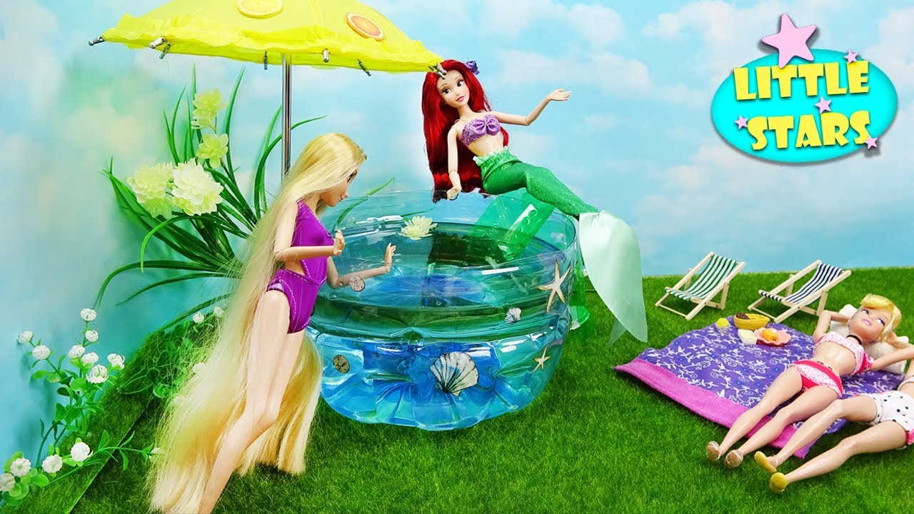 DIY Miniature Pool Party Water Park! - YouTube
