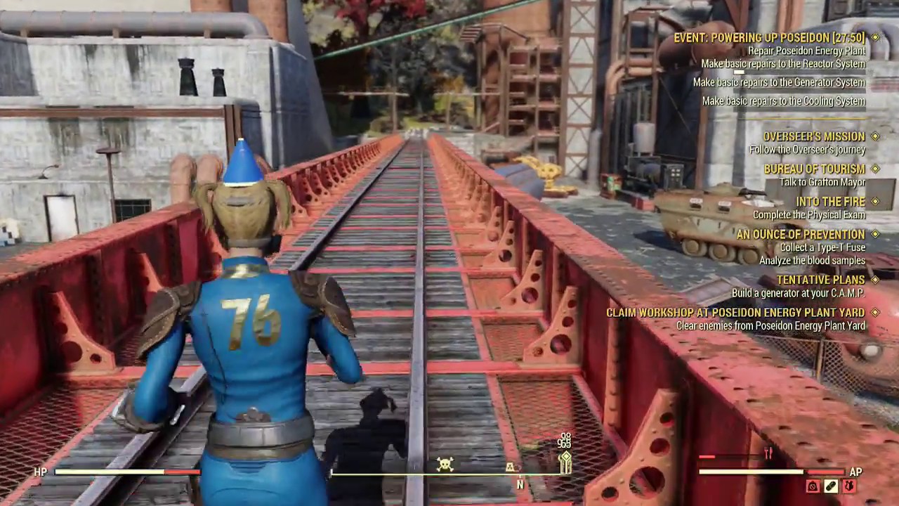 Fallout 76 Equip Metal Chest Piece with Love - YouTube