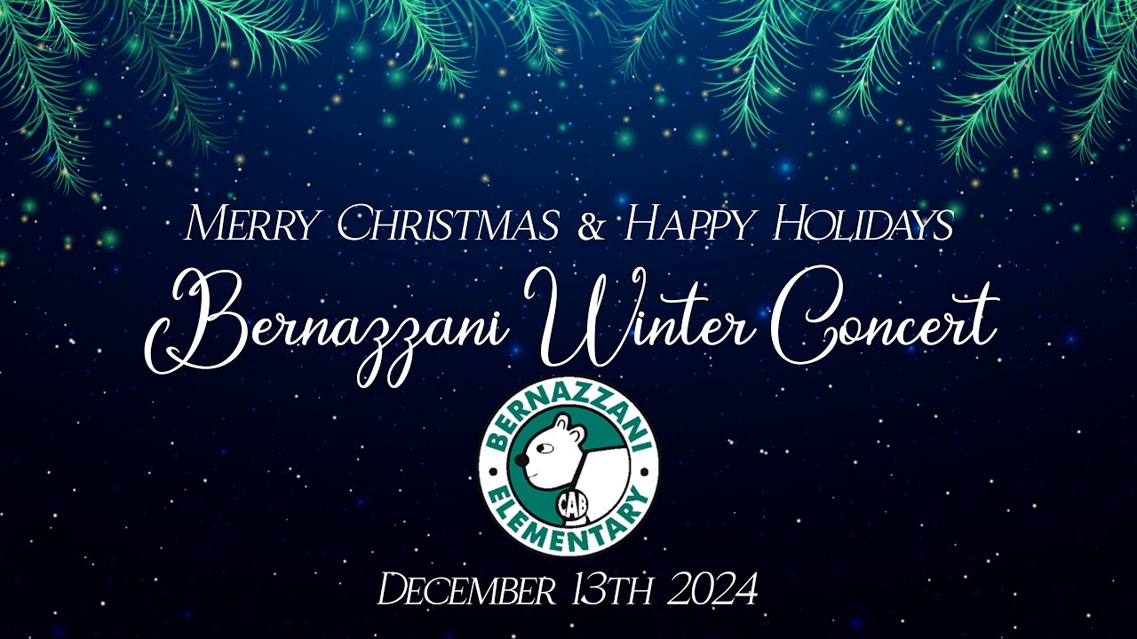 Bernazzani Winter Concert (December 13, 2024) - YouTube