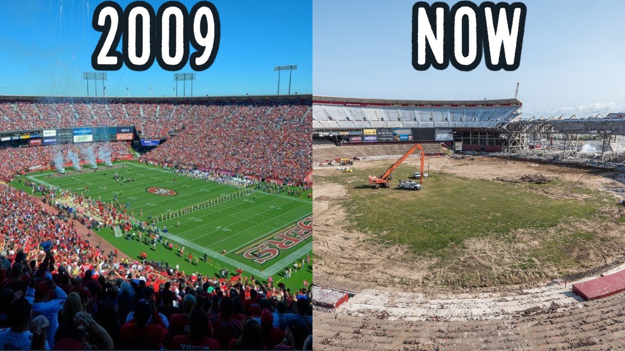 Then and Now Photos of recently closed Sports Stadiums - YouTube