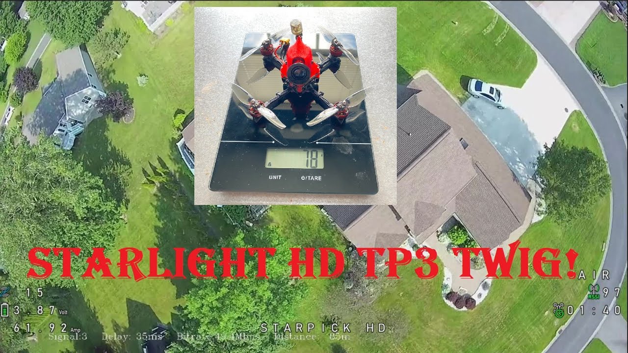 Walksnail Starlight HD Pro V2 TP3 Twig! - YouTube