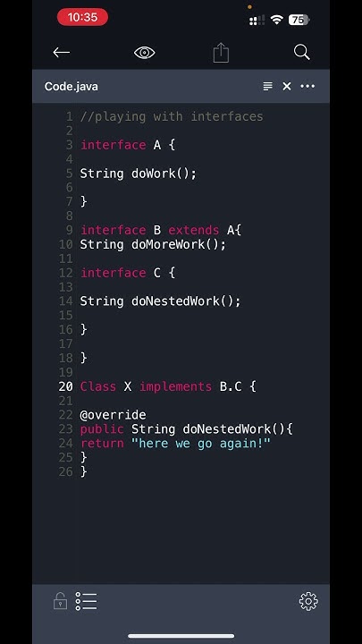 Fun with Java interfaces #coding #oop - YouTube