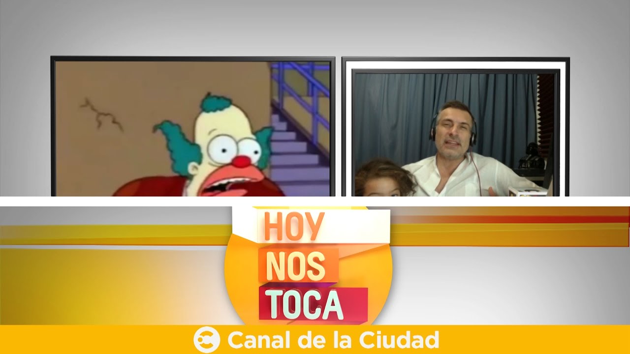 Conocemos a Sebastián Llapur, la voz en español de Krusty en Hoy nos ...