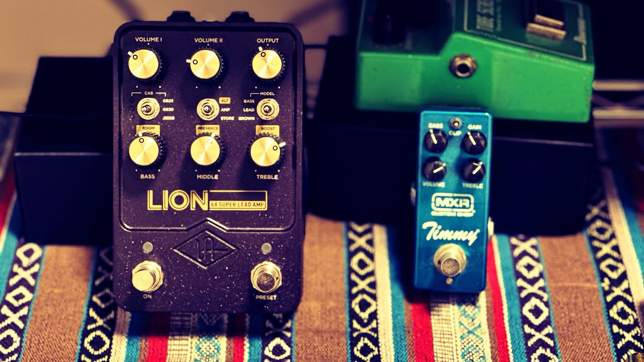 "HiFi Hard Rock Sound😎" Universal Audio Lion '68 + MXR Timmy Demo Music ...