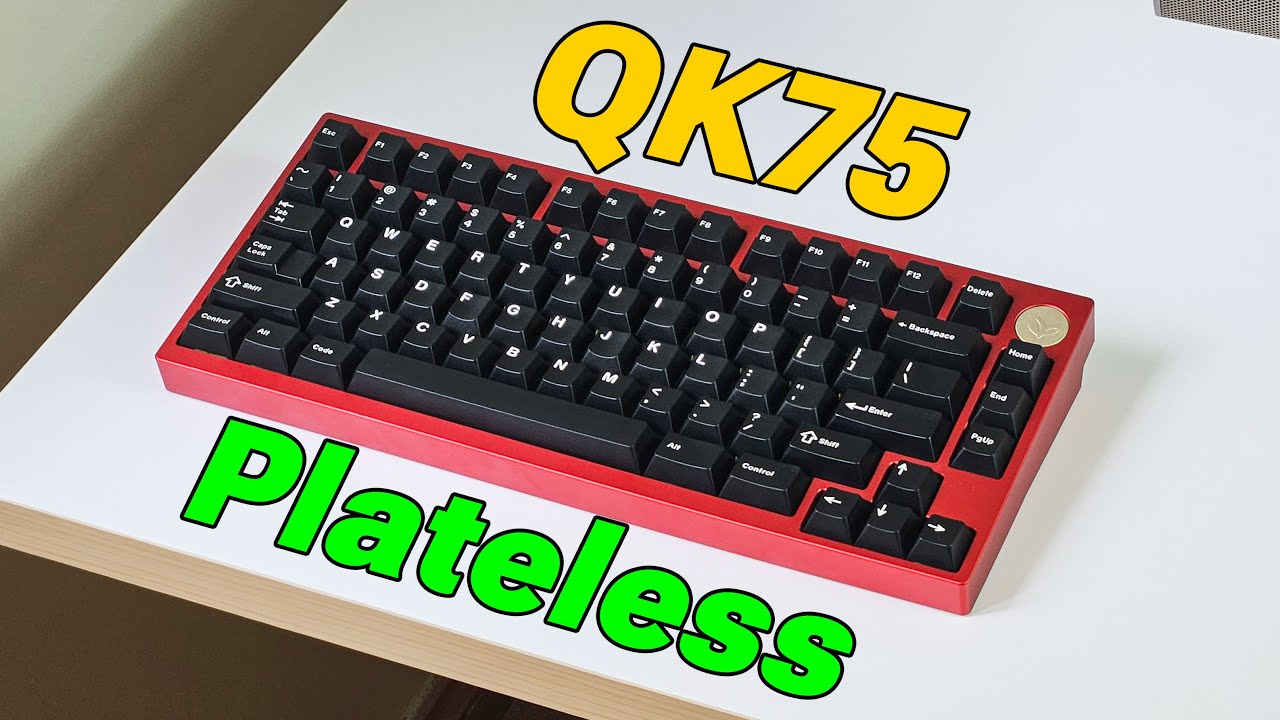 Chơi lớn assem Plateless với PCB Flexcut 1.2mm ft QK75 !!! - YouTube