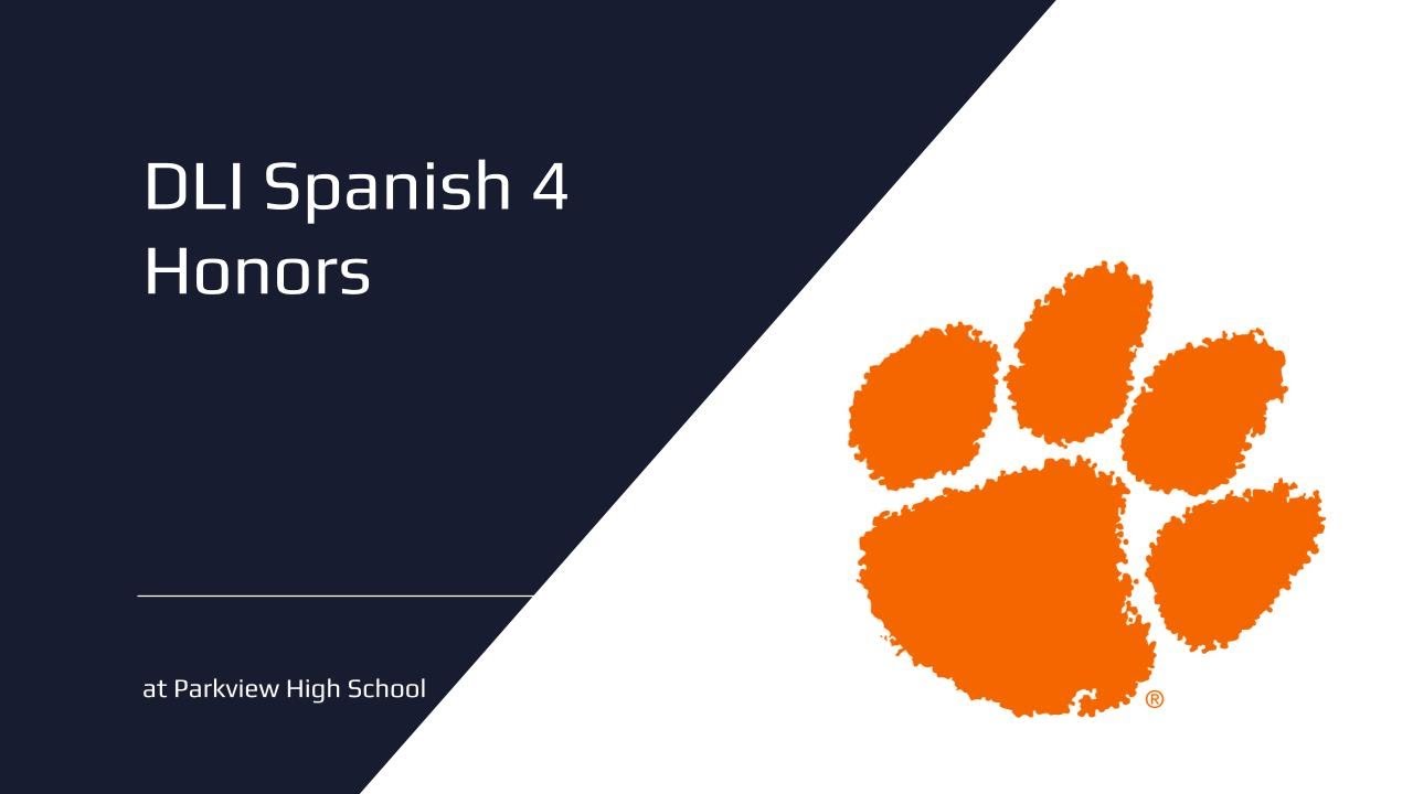 Dual Language Immersion (DLI) Spanish 4 Honors - YouTube