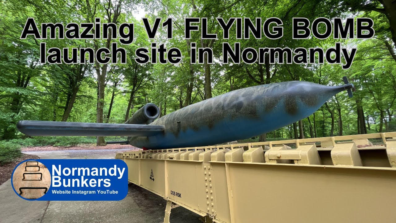 Amazing WW2 V1 flying bomb launch site in Normandy - YouTube