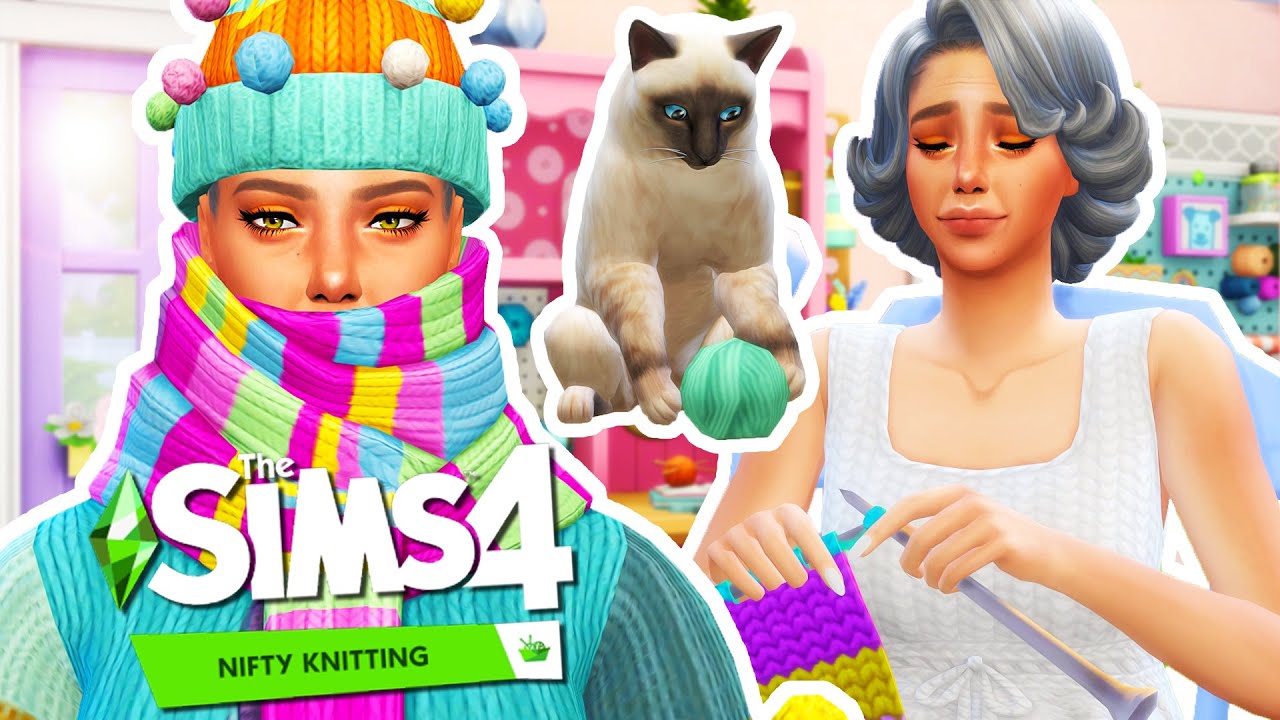 THE SIMS 4 NIFTY KNITTING OVERVIEW 🧶 - YouTube