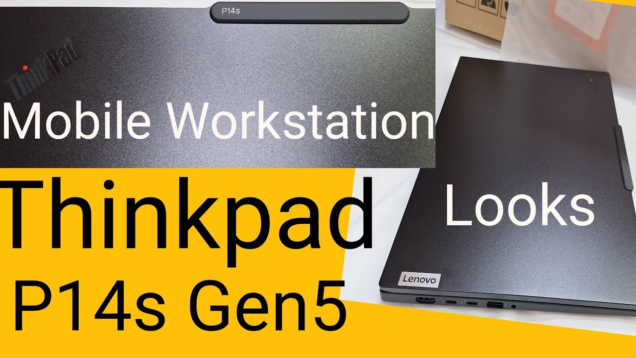 thinkpad p14s gen 5 intel (14′′) mobile workstation Unboxing - YouTube