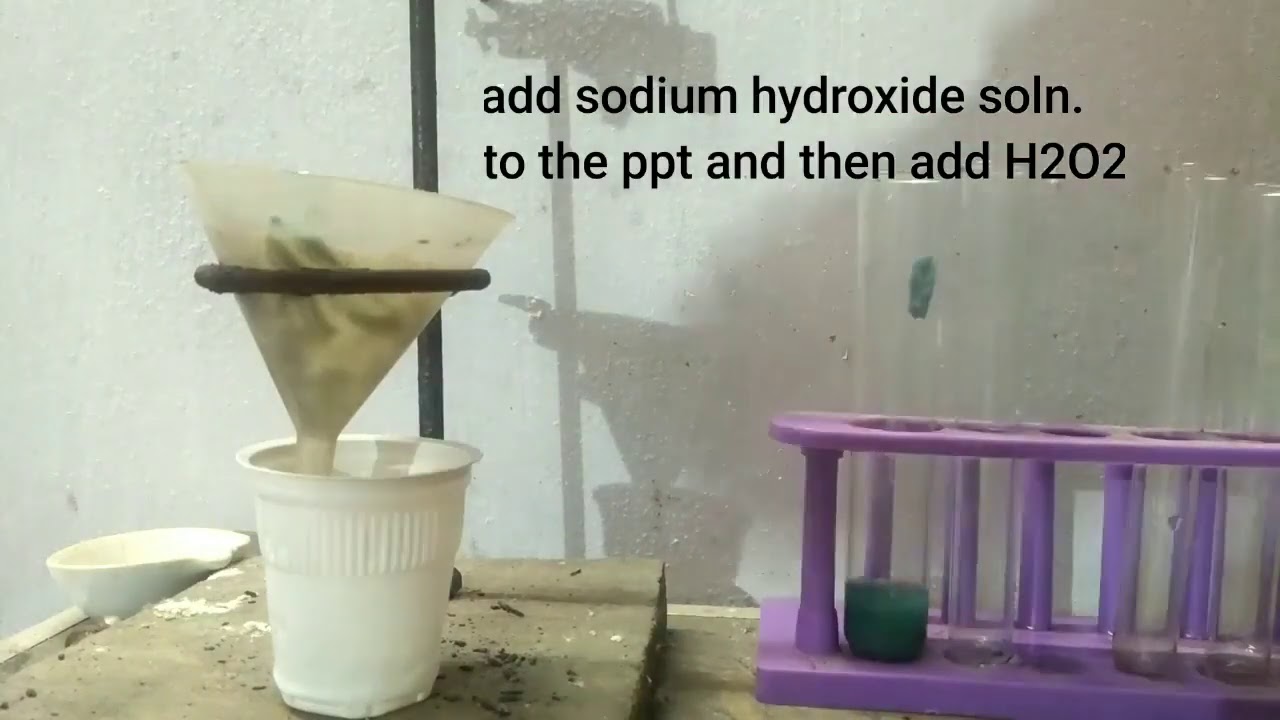 Identification of Chromium III ions b - YouTube