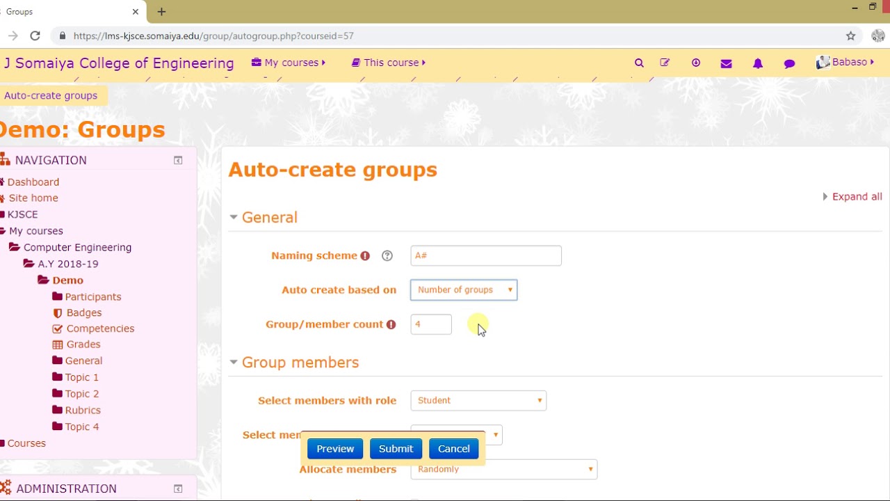 How To Create Batches Groups In Lms Youtube