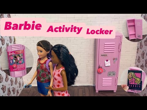 Unboxing Barbie Activity Locker📓 ️ | Doll’s Creative and Fun World ...