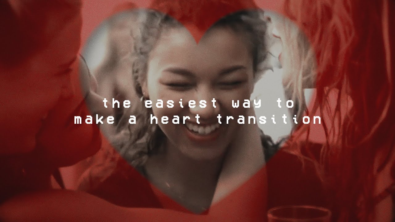 after effects – easy heart transition tutorial (without masking!) - YouTube