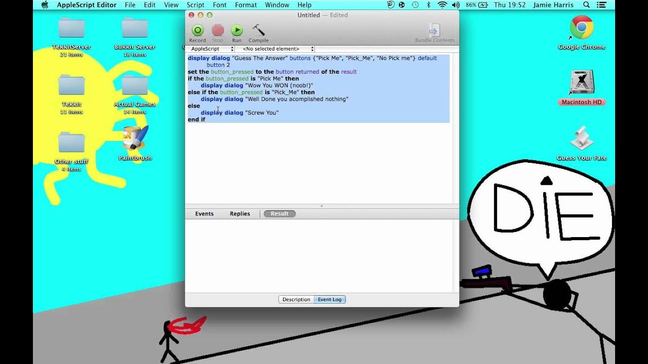 Applescript Game Tutorial - YouTube