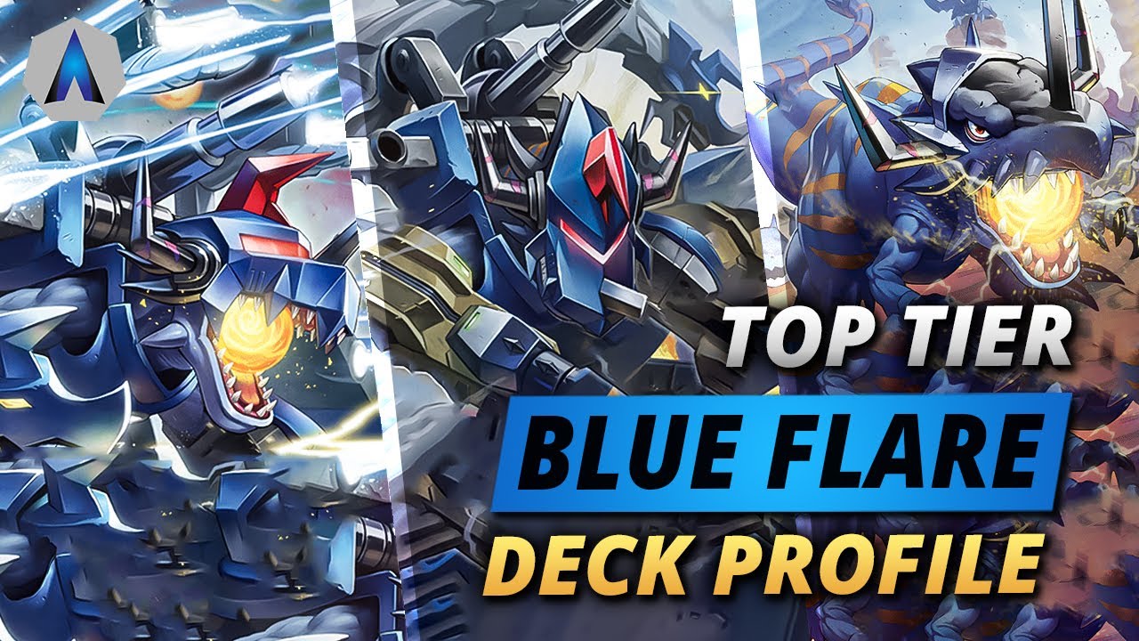 Digimon TCG! TOP TIER! Blue Flare Deck Profile & Combo Guide! (BT10 ...