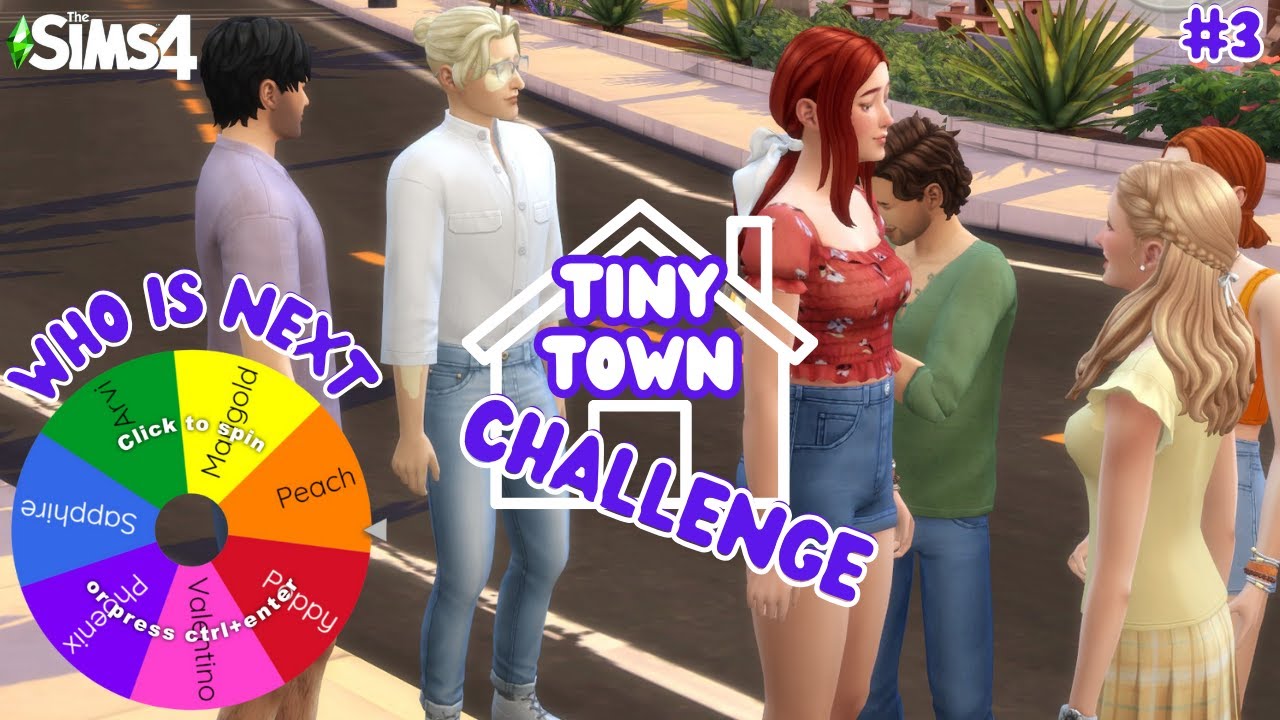 Let's Spin The Wheel Again! | The Sims 4 Tiny Town Challenge Pt 3 - YouTube