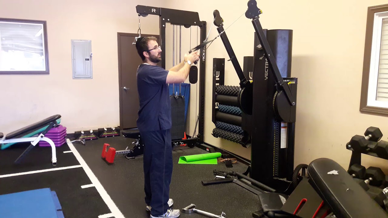 Lower Trapezius Strengthening - YouTube
