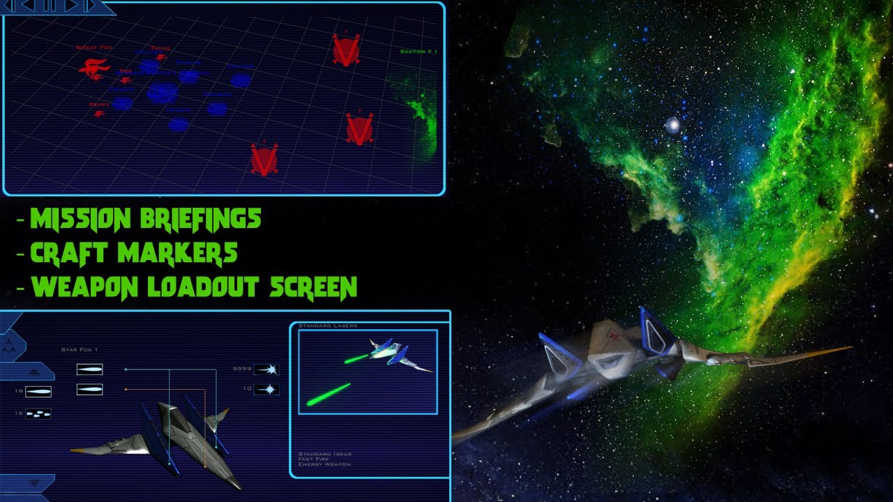 Star Fox Event Horizon - Mission Briefings and some other new features ...