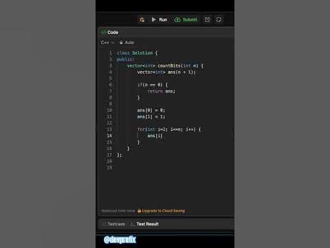 Counting Bits | LeetCode 338 #shorts #leetcode #dynamicprogramming ...