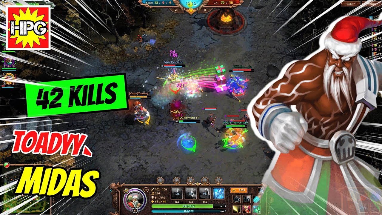 HON MIDAS GAMEPLAY | Toadyy` | Legendary - NM - YouTube