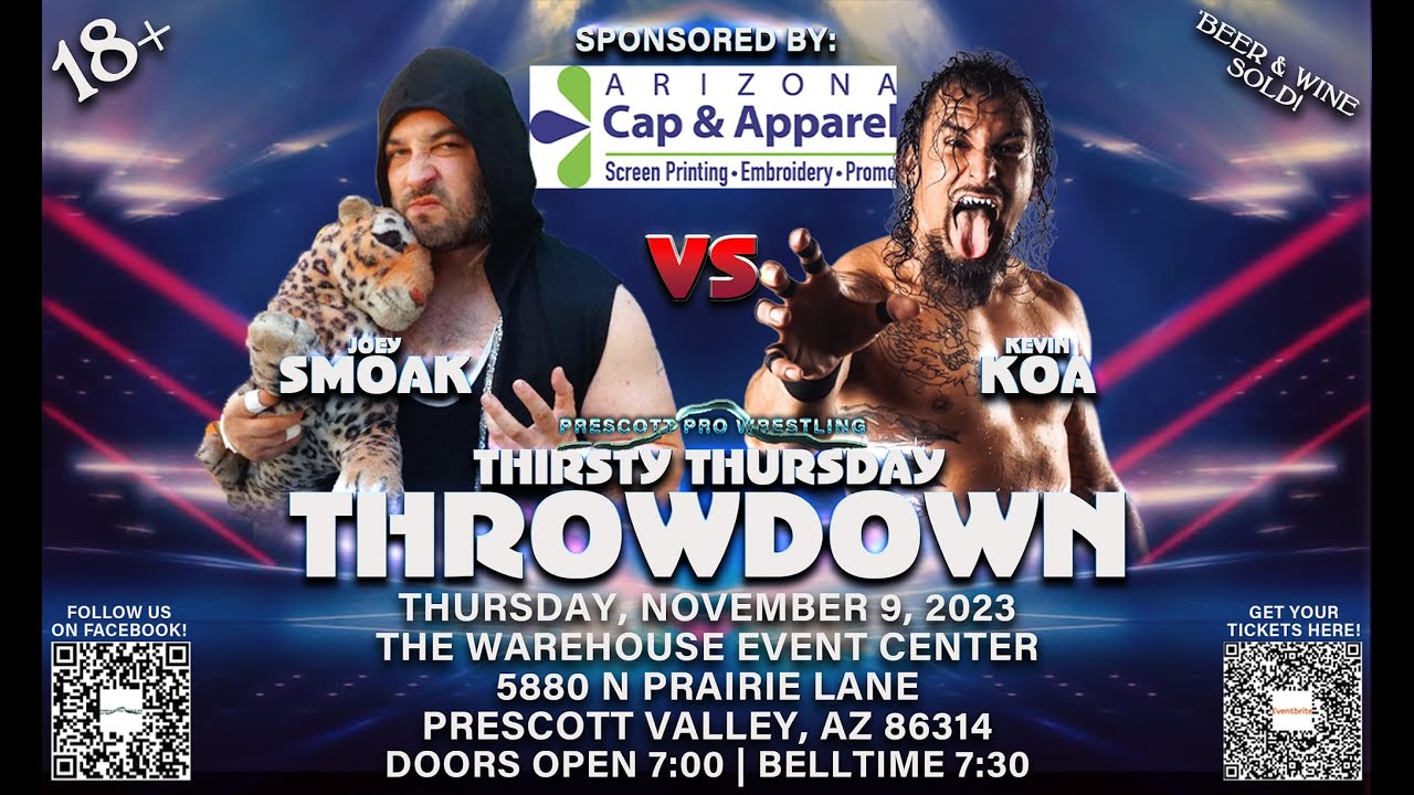 Joey Smoak vs Kevin Koa | PPW | THIRSTY THURSDAY THROWDOWN - YouTube