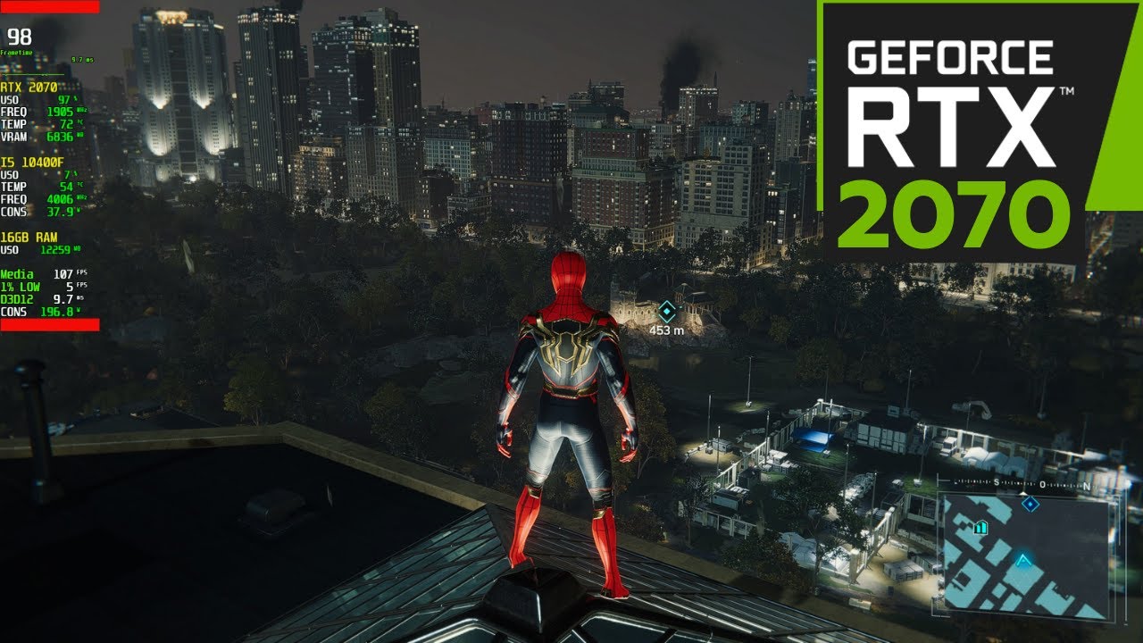 MARVEL'S SPIDER MAN REMASTERED | RTX 2070 + I5 10400F - YouTube