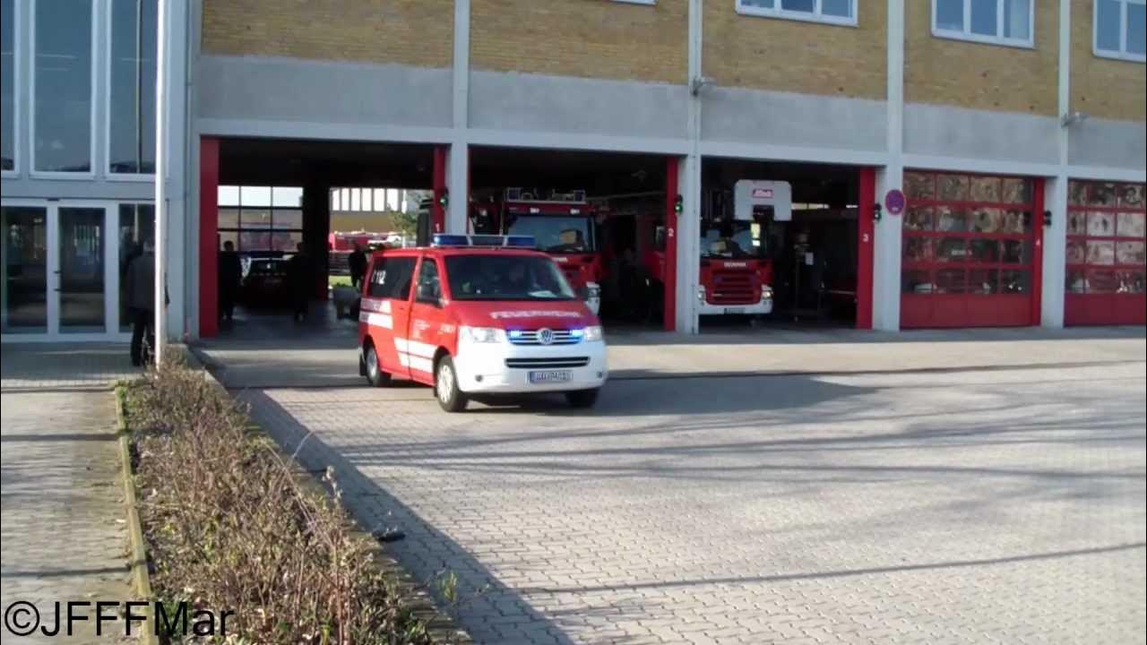 ELW 1 TE + Löschzug BF Ludwigshafen Hauptfeuerwache - YouTube