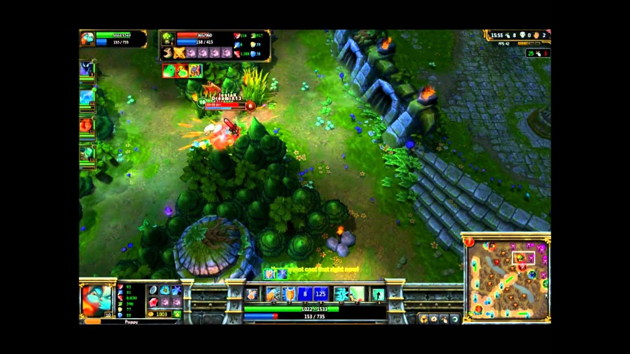 League Of Legends - Poppy Champion Gameplay / Review Part 2 - YouTube