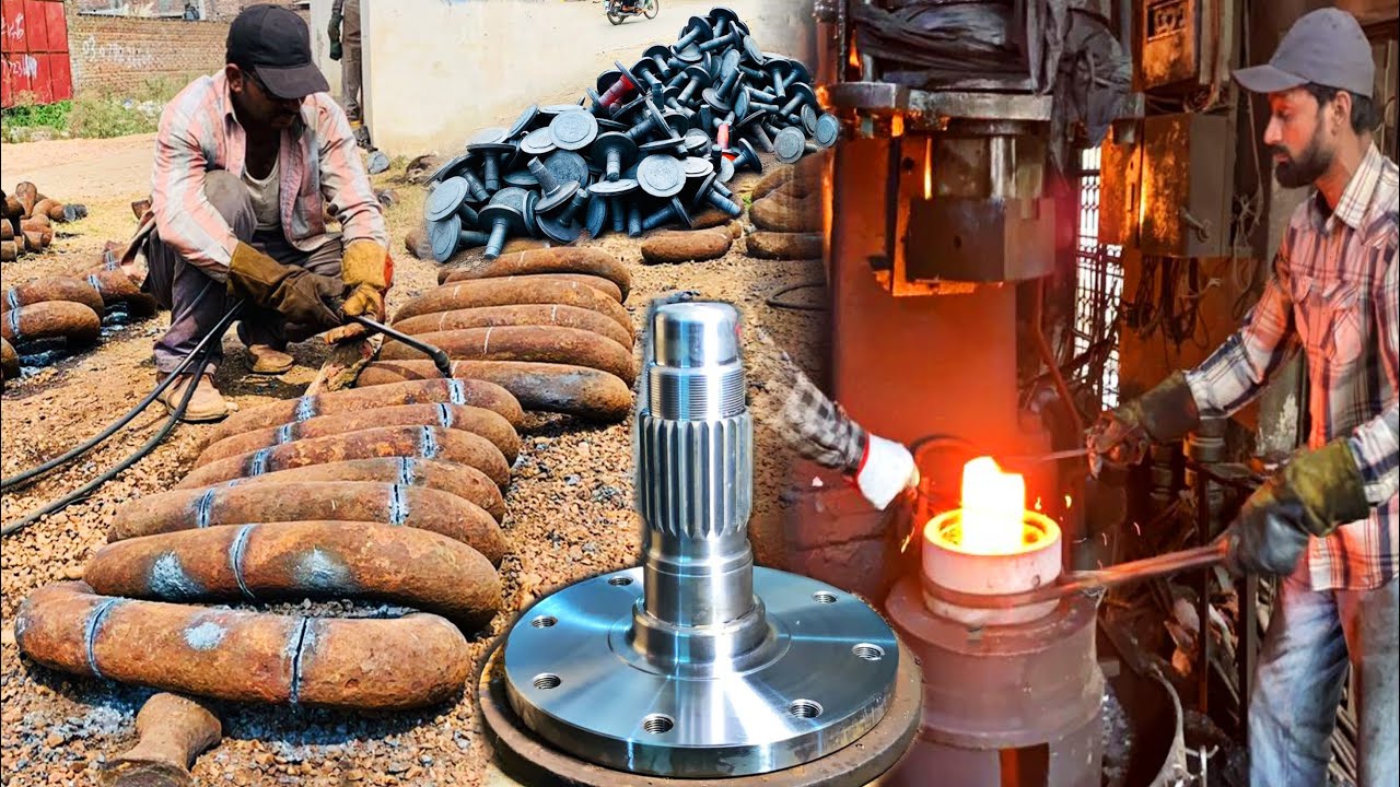 Most Incredible Manufacturing Process of Tractor Rear Axle Half Shaft ...
