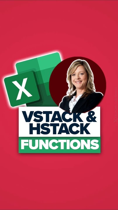 🧱 How to Use VSTACK & HSTACK Functions in Excel! #ExcelTips - YouTube
