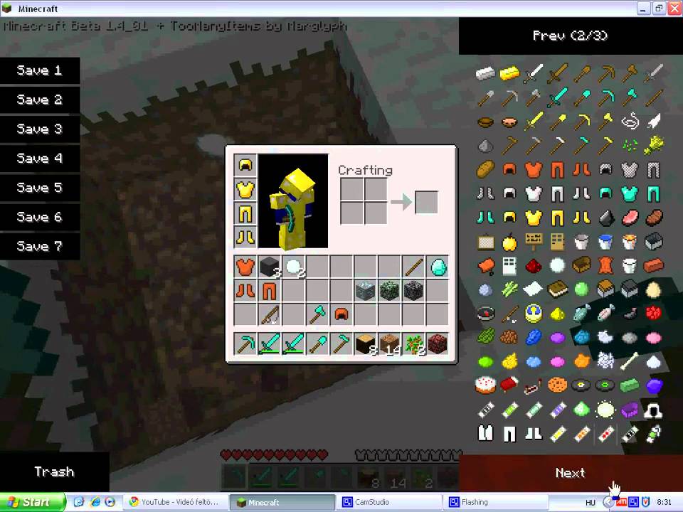 minecraft:Dual wielding mod - YouTube