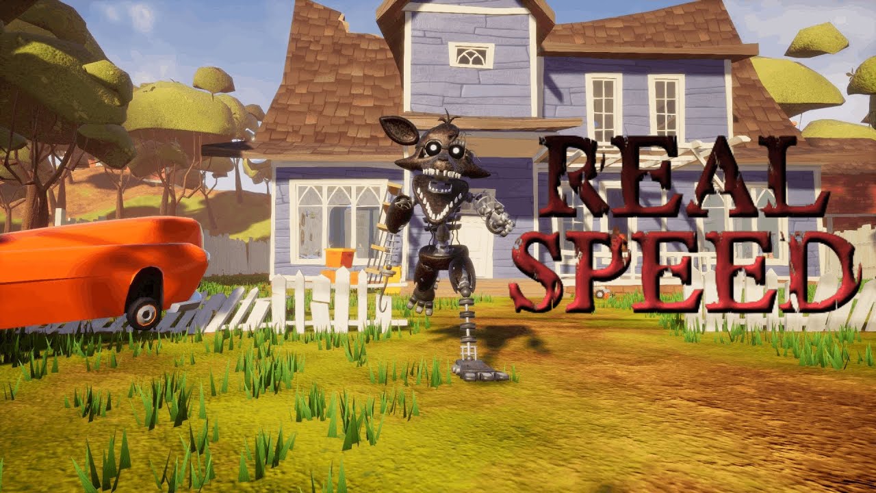 THEY ADDED IGNITED FOXY MOD TO HELLO NEIGHBOR (Why is he so fast) - YouTube