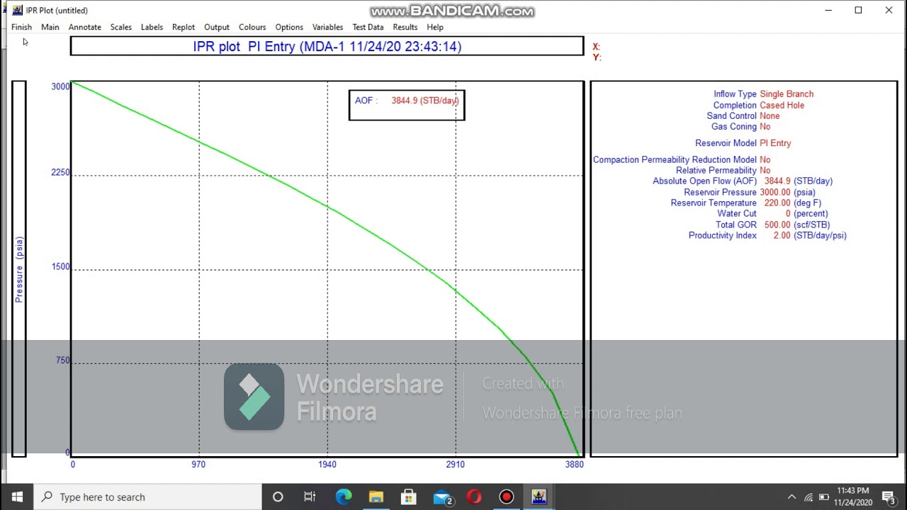 PROSPER-Construct IPR & OPR Curve - YouTube