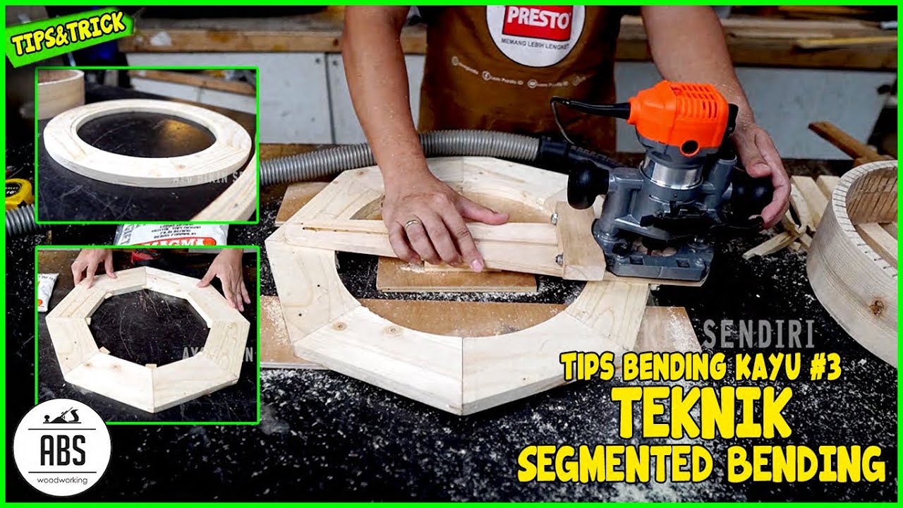 Tips Bending Kayu - Belajar Teknik Segmented Bending - YouTube