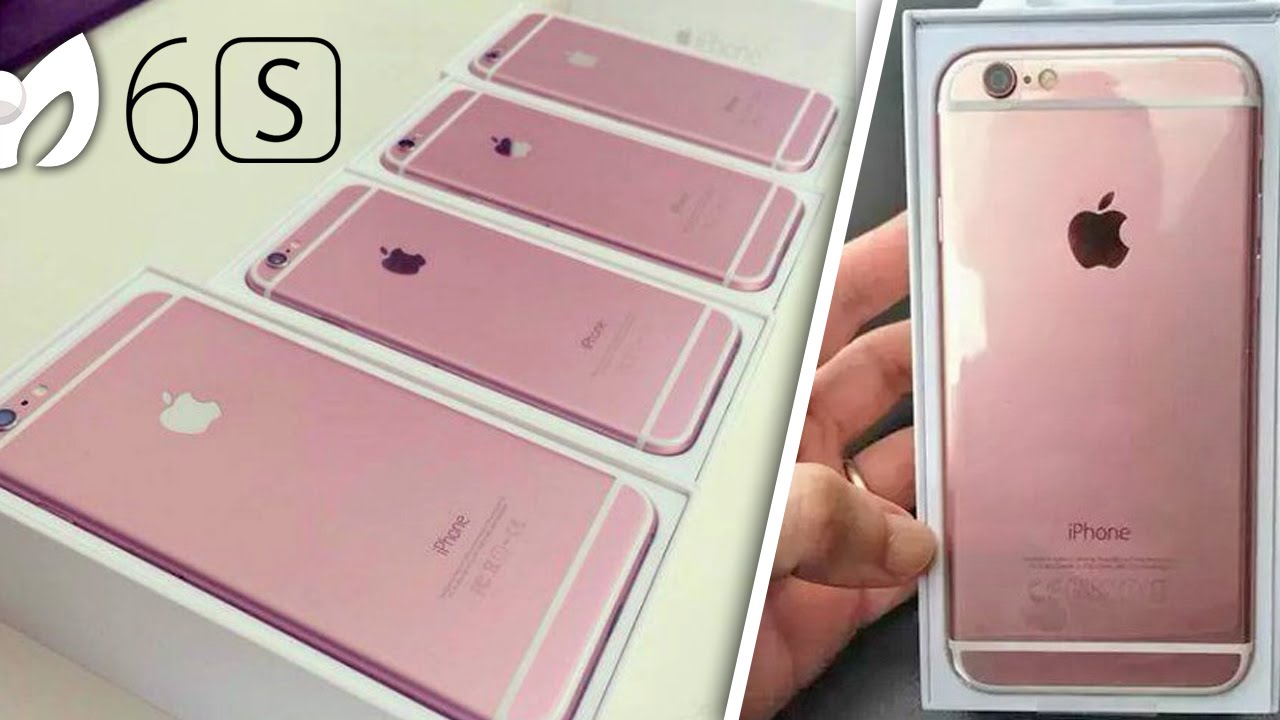 ¡FOTOS iPhone 6S ROSADO Rosa! NEW (Fecha 9 Sept - 19 Sept) - YouTube