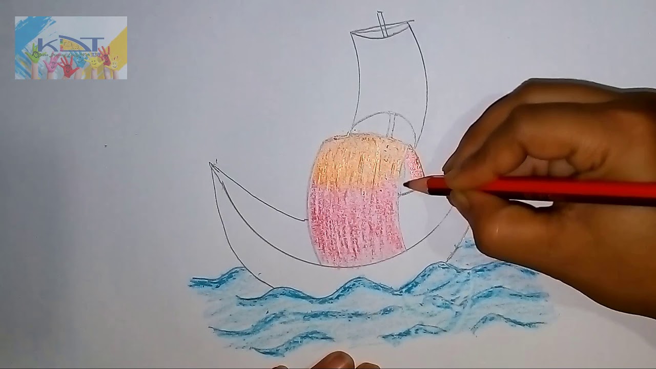 A Boat Drawing Tutorial How To Draw A Boat Step By Step Easy Boats Art ...