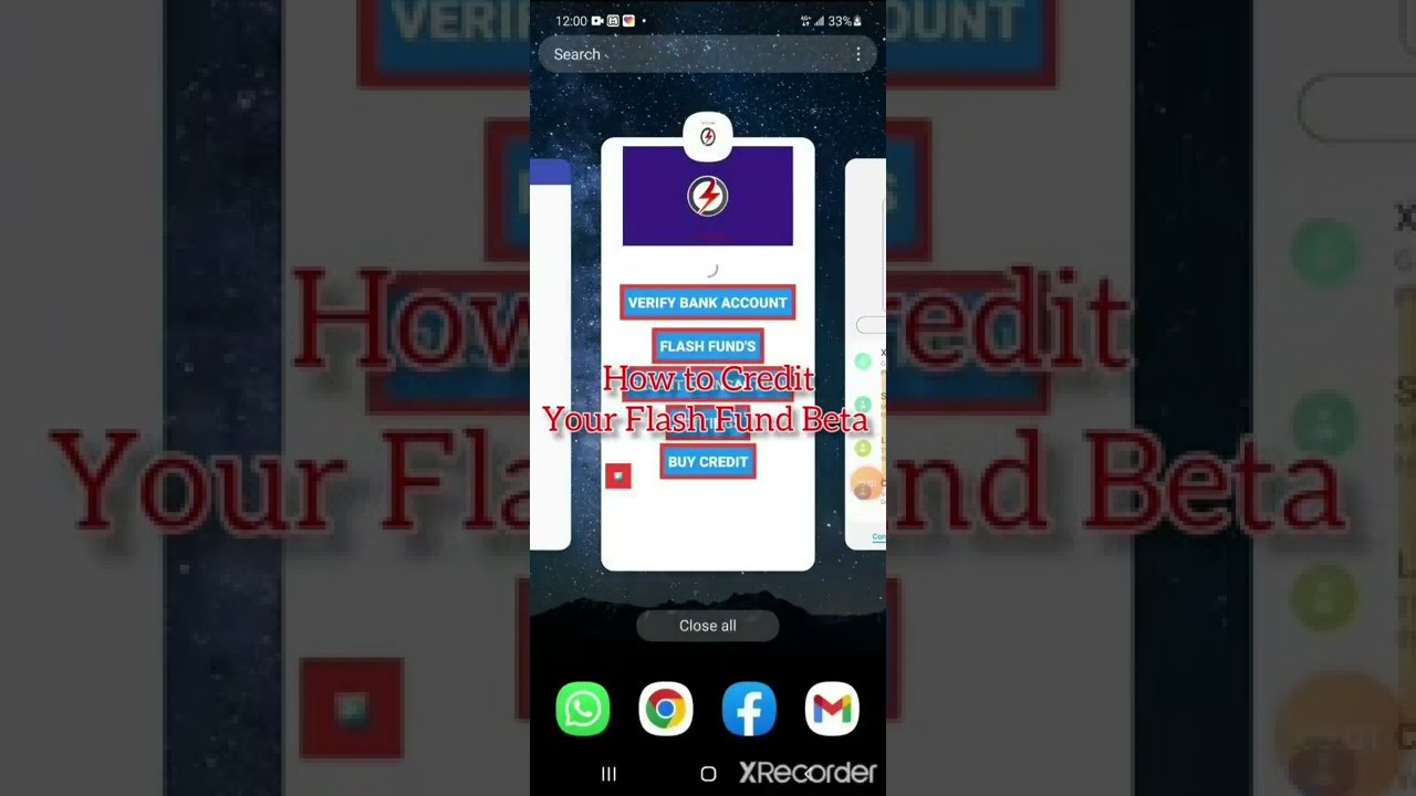How to Buy Credit Flash Fund Beta Application - YouTube
