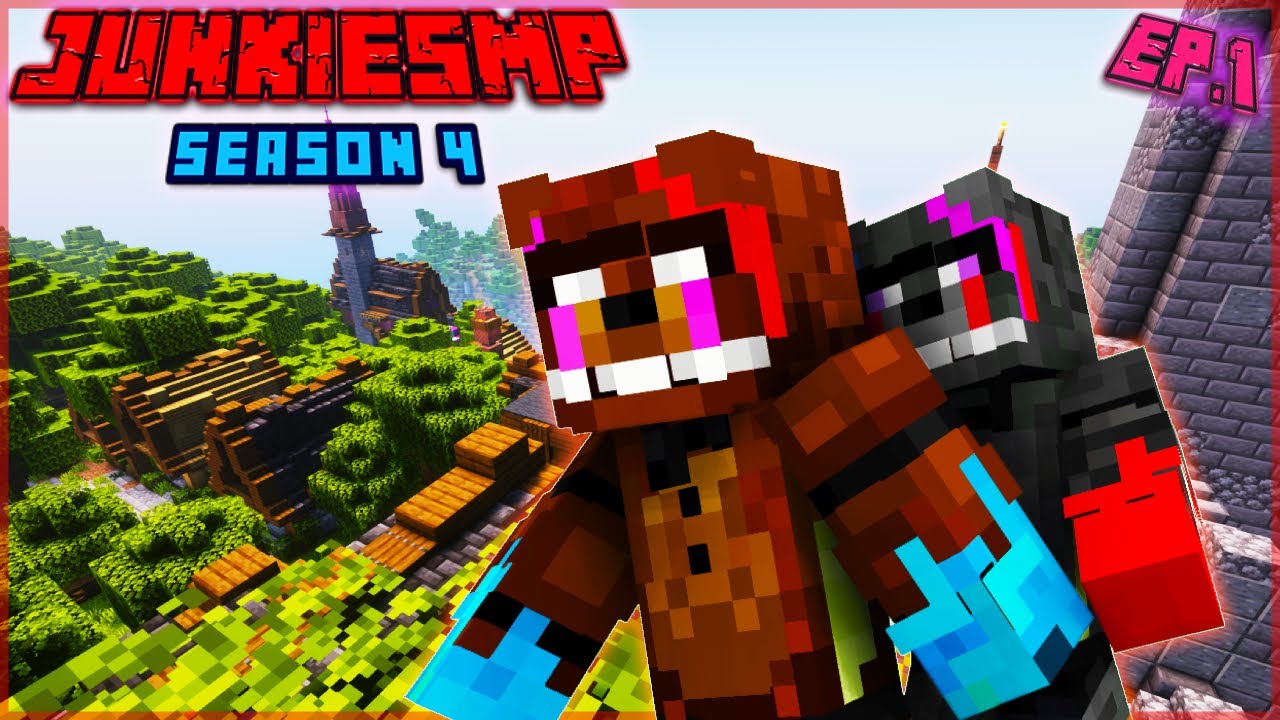 The BEST Season Yet!? | Junkie SMP S4 - Day 1 - YouTube