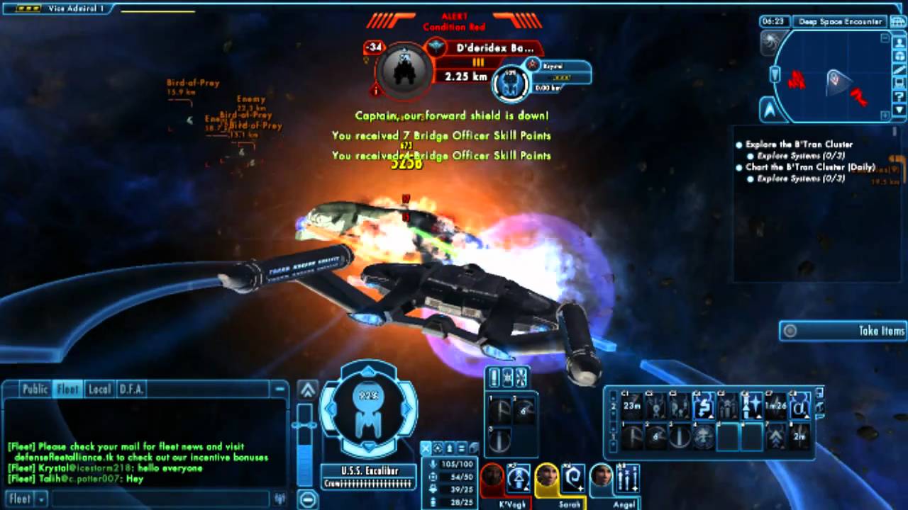 Star Trek Online - NX Class Starship in Action - YouTube